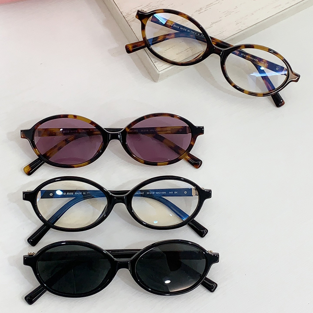SMU04Z - Elliptical frame acetate fiber sunglasses - Mr.Glasses store